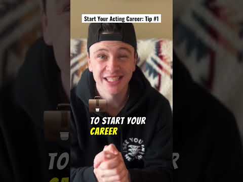 How To Start Your Acting Career With No Experience | Tip #1