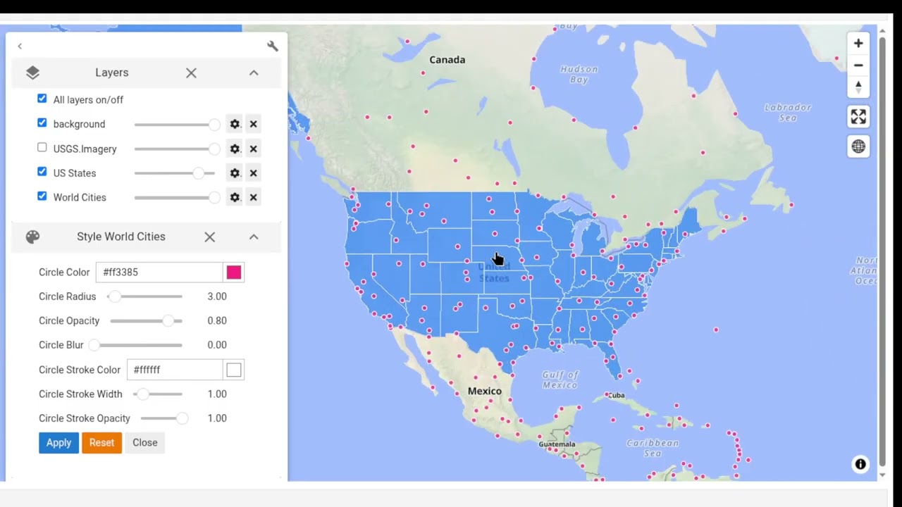 Demo: Introducing a New Floating Sidebar Panel for Leafmap