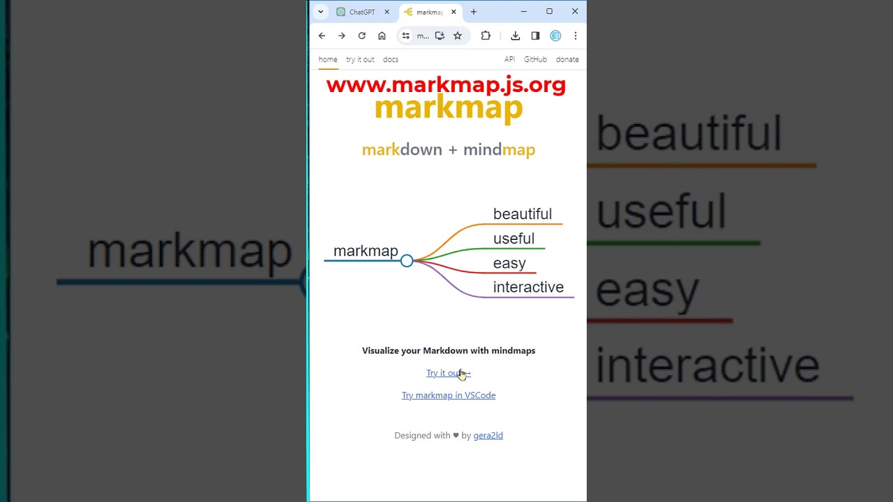 ▶▶  Mapas Mentales en Segundos con #ChatGpt y #MarkMap | Recursos para #Docentes🆗
