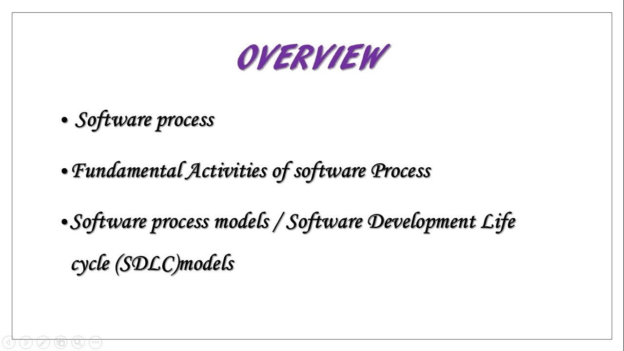 SOFTWARE PROCESS & SDLC MODELS (LECTURE- 2)