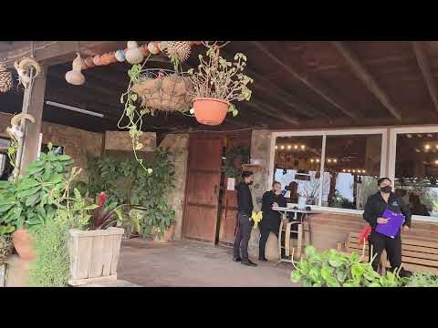 El Valle de Guadalupe. Restaurante casa de Doña Estela.