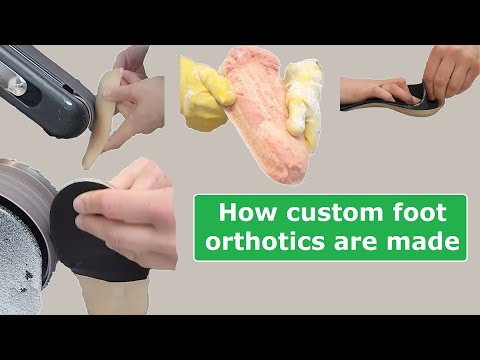 How custom foot orthotics are made