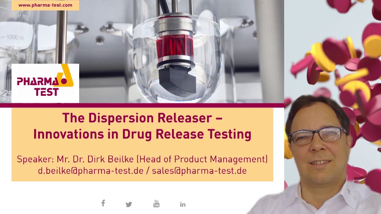 Pharma Test Dispersion Releaser – Innovations in Drug Release Testing (video presentation)