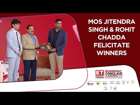 ETNow.in Business Conclave & Awards 2025: Winners Felicitated by MoS Jitendra Singh & Rohit Chadda