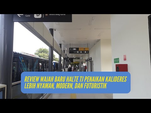 Alhamdulillah Lengkap Sudah Halte Kalideres Selesai di Revitalisasi Sisi Penaikan Kembali Beroperasi