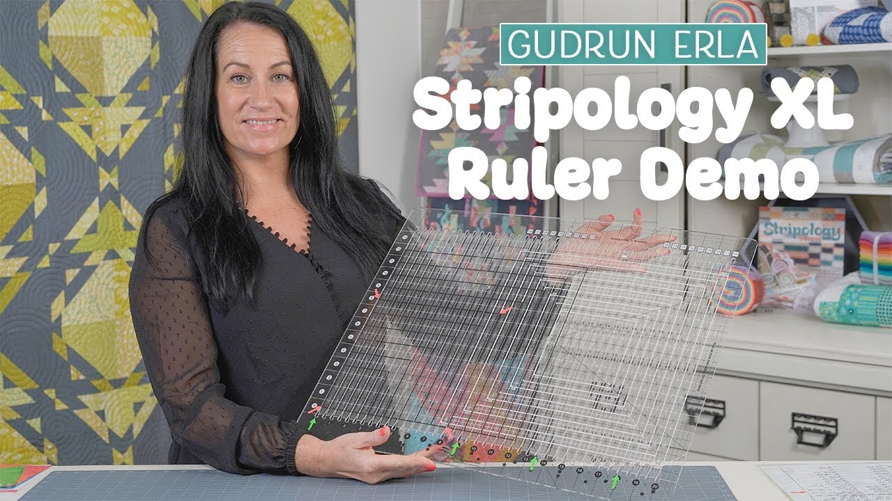Stripology XL Ruler Basics by Gudrun Erla of G.E. Designs | Fat Quarter Shop