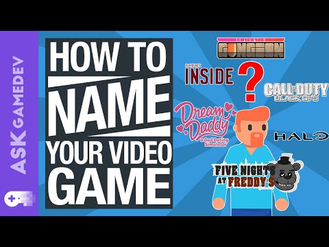 How to Name Your Indie Game