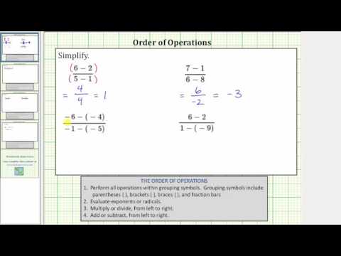Simplify Basic Expressions in Fraction Form