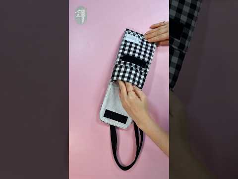 Quick and Easy sewing tips/ Cellphone crossbody bag #bagmaker #sewingtutorial #diybag