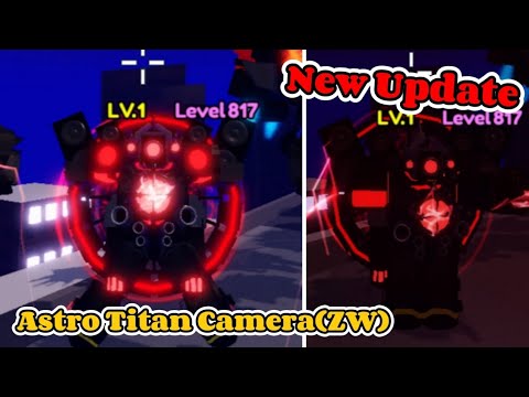How to get Astro Titan Camera(ZW) and New Update in Bathroom Attack | Roblox