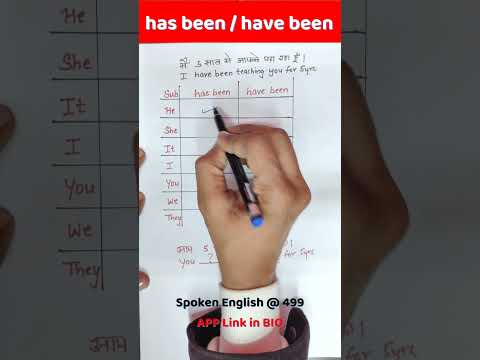 Has been or Have been ? when to use them ? #trending #shorts #viral