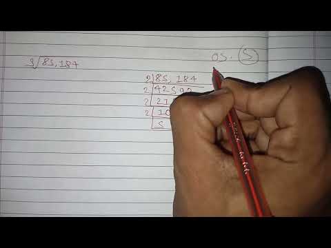 Cube Root of 85184 by Prime Factorization Method
