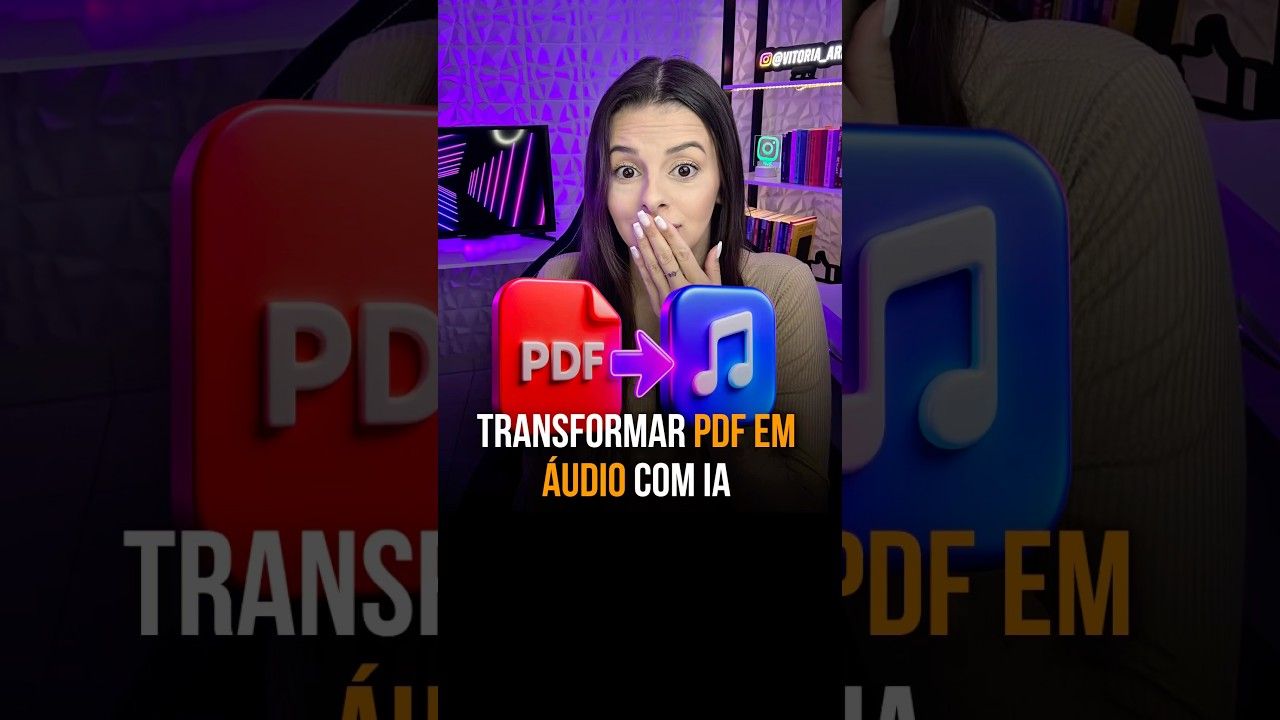 How to turn PDF into audio with AI for free #ia2025 #artificialintelligence #tips
