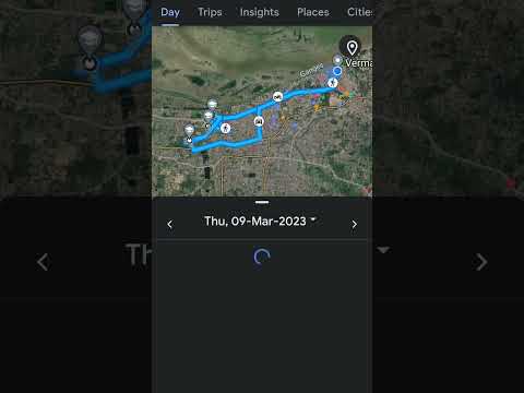 #how to see timeline in google map#
