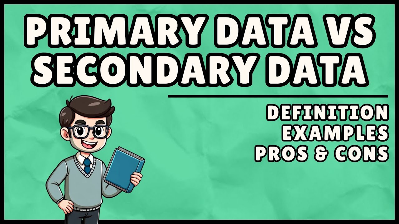 Primary Data Vs Secondary Data (Easiest Explanation)