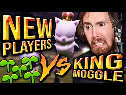 Asmongold Brings NEW FFXIV Players to Raid EXTREME King Moggle