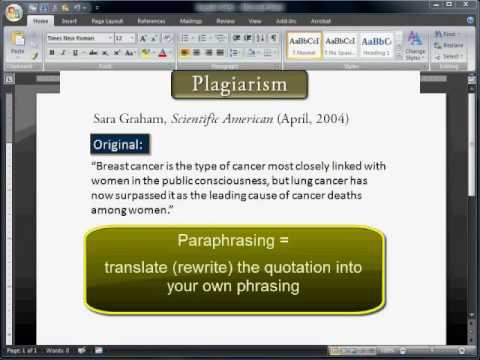 Paraphrasing Examples Apa 6Th Edition – linkmildli1999 blog