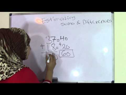 5th Grade Math: Estimating Sums and Differences