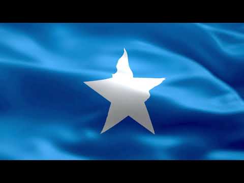 Somalia Flag Video Background HD | High Quality Flags | Free Stock Video | Siddam Bharat