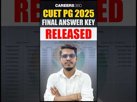 CUET PG 2025 Final Answer Key Released – Check Here