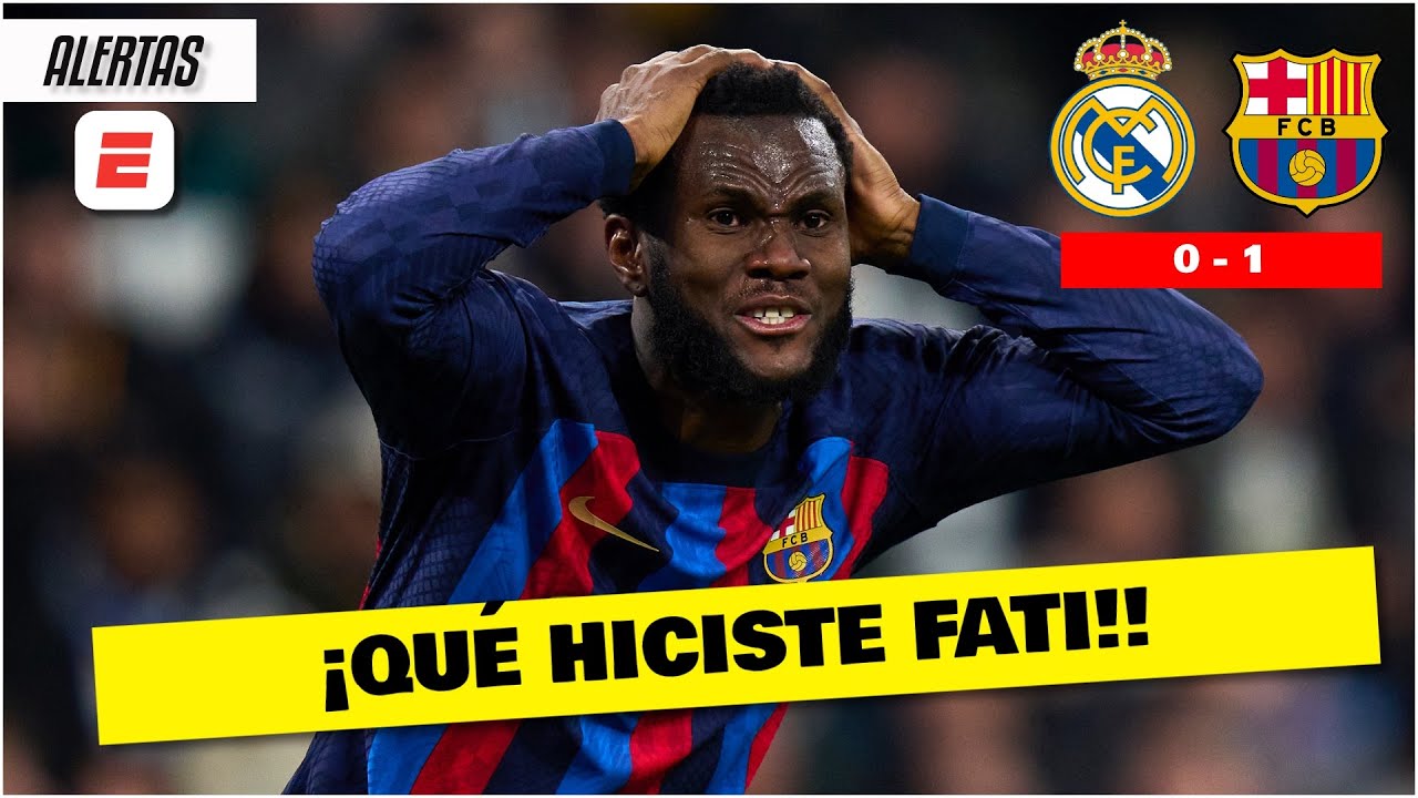 ARQUERAZO. Ansu Fati 'le tapó' el gol a Franck Kessie, era el segundo del Barcelona | El Clásico