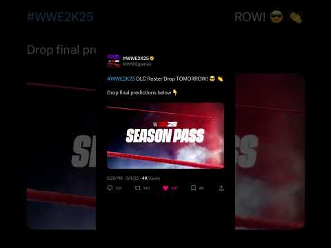 WWE 2K25 | DLC Roster Reveal TOMORROW! #wwe2k25 #wwegames #wwe #dlc #tna #wrestling