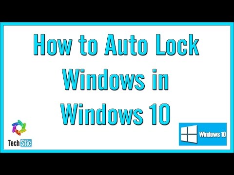 How to Auto Lock Screen in Windows 10