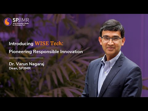 Introducing WISE Tech: Pioneering Responsible Innovation with Dean Varun Nagaraj