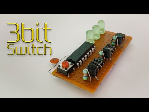 3bit Switch Using 4017 IC