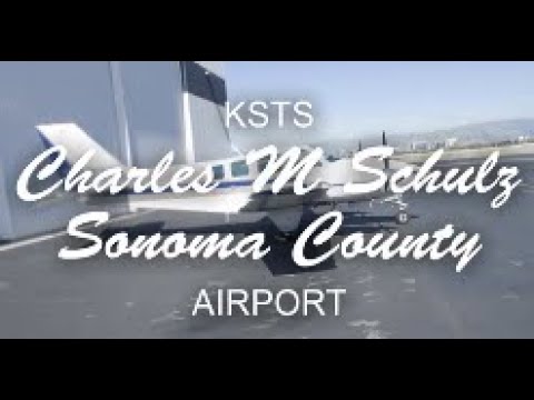Flying with Tony into the Charles M. Schulz-Sonoma County Airport (KSTS)-Santa Rosa, California