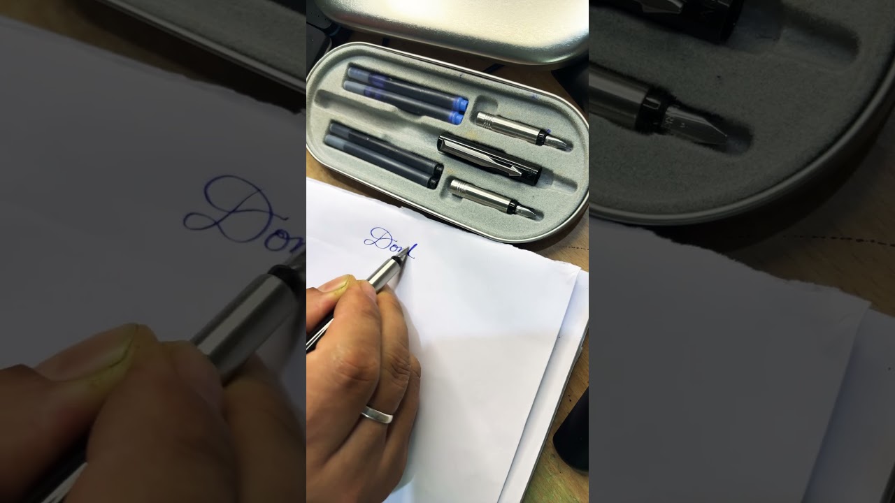 Parker vector calligraphy F nib