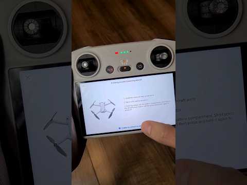 DJI Mini 3 Pro pairing your RC controller with the drone 🔥👌 #shorts #dji #djimini3pro #drone #asmr