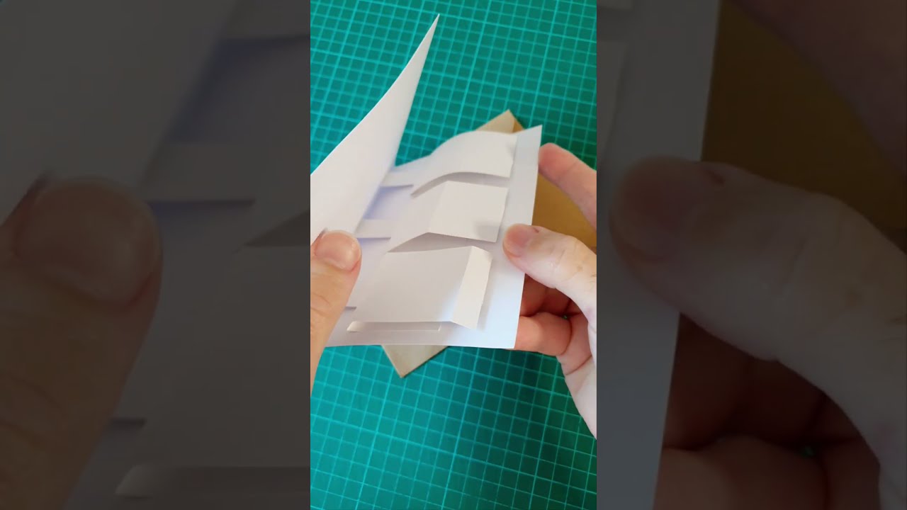 Side Shapes #popupcard - DIY Template
