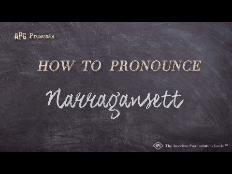 How to Pronounce Narragansett (Real Life Examples!)