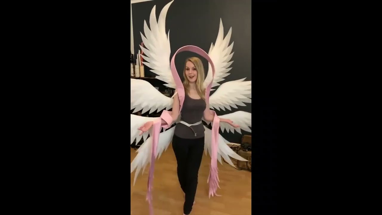 Angewomon Digimon Cosplayer@lie chee #anime #manga #game #makeup #digimon #angewomon #digimoncosplay