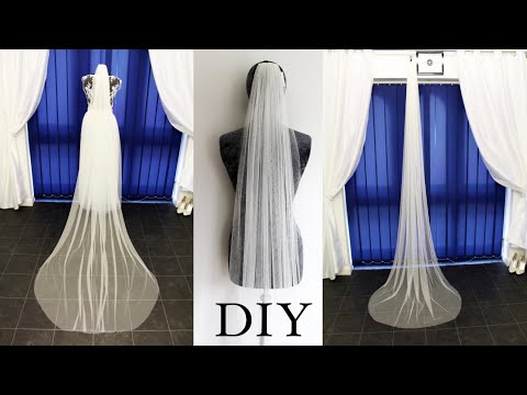 Wedding Veil, How to make Wedding veil, Bridal Veil sewing tutorial, Veil DIY, Anita Benko Bridal