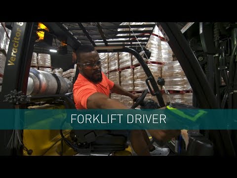 Meet Harris - Forklift Driver for Saddle Creek Logistics Services