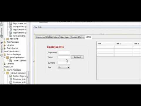 Learn Java prog 50 Update two jtable from a single jbutton in java netbeans Part 1 - Mind Luster
