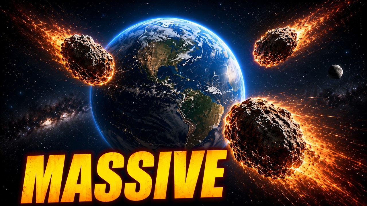MASSIVE Asteroid Alert: 3 Asteroids Are Passing Closer Than the Moon