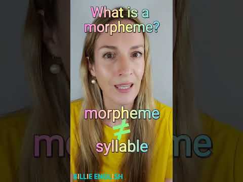 π€ What is a morpheme? | Free & bound morphemes in English π¬π§πΊπ² #morpheme #morphology #english