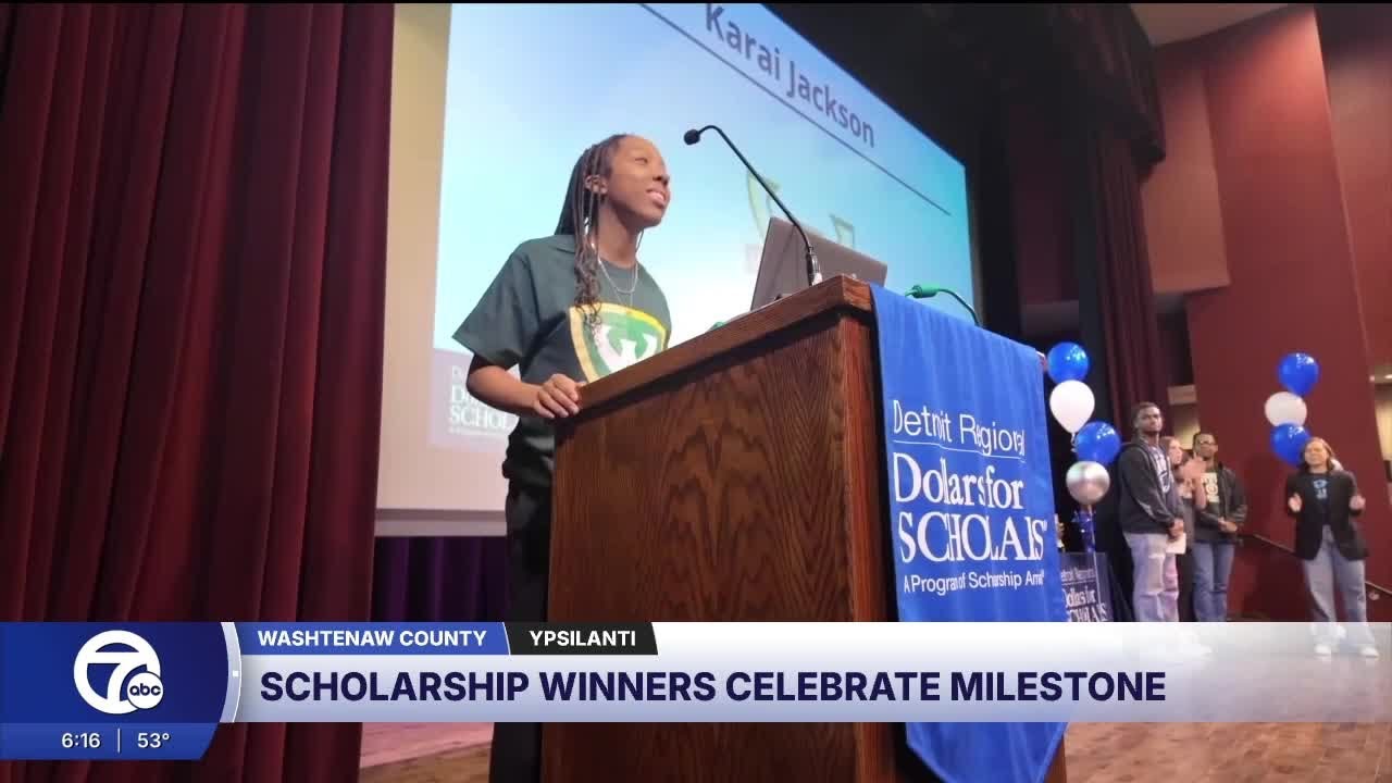 Scholarship winners celebrate milestone