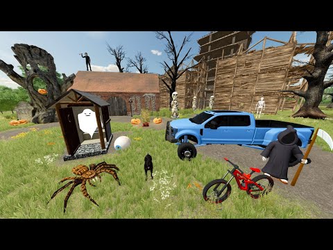 Searching Scary Abandoned Castle for Clues | Farming Simulator 22