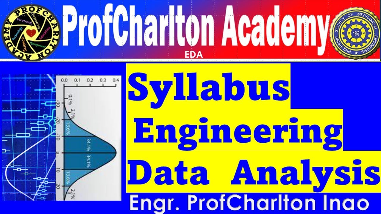 Engineering Data Analysis: Syllabus orientation  to EDA