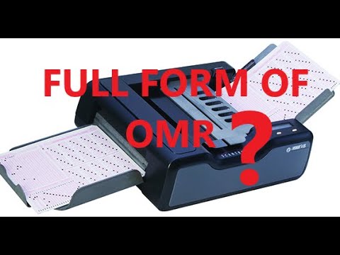 WHAT IS THE FULL FORM OF OMR #shorts