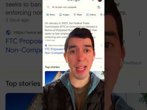 FTC to Ban non-compete agreements!