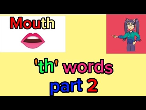 Let's learn 'th' words | Let's form sentences using words that end with 'th'