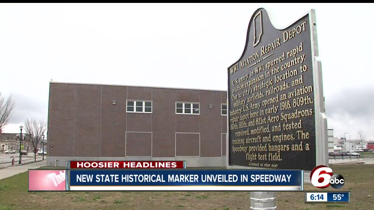 Historic marker will toast Speedway's role in WWI aviation