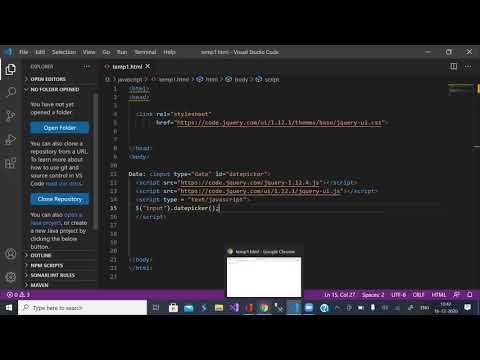 jQuery Plug in datepicker