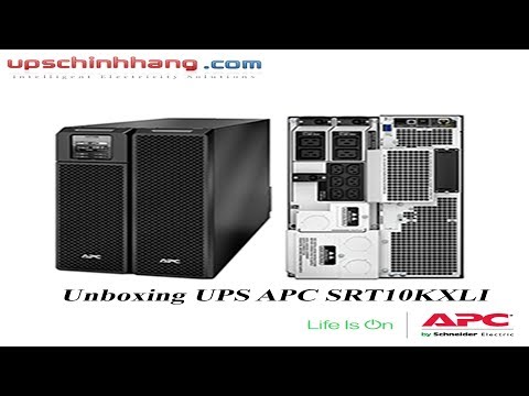 Mở hộp UPS APC Online 10KVA SRT10KXLI | Unboxing UPS APC SRT10KXLI