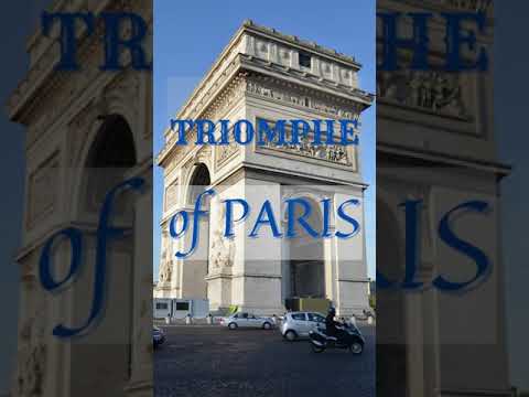 ARC DE TRIOMPHE, PARIS - ONE OF THE FAMOUS MONUMENTS #travel #shorts #short #youtubeshorts #paris
